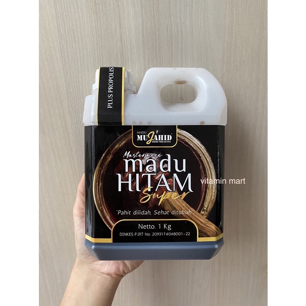 Jual Mujahid Madu Hitam Super Plus Propolis 1 kg | Shopee Indonesia