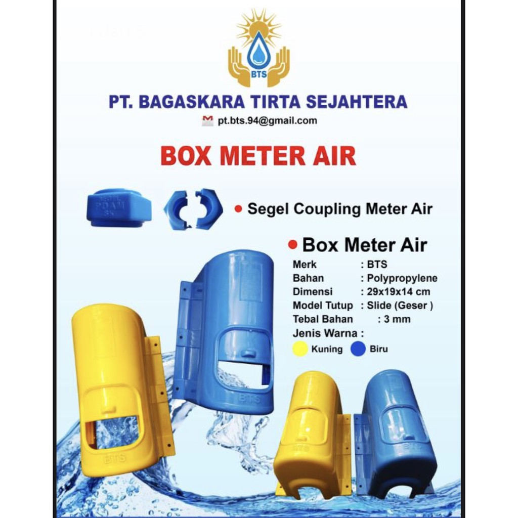 Jual Box Meter Air PDAM / Tutup Meteran Air / Box Water Meter bahan ...