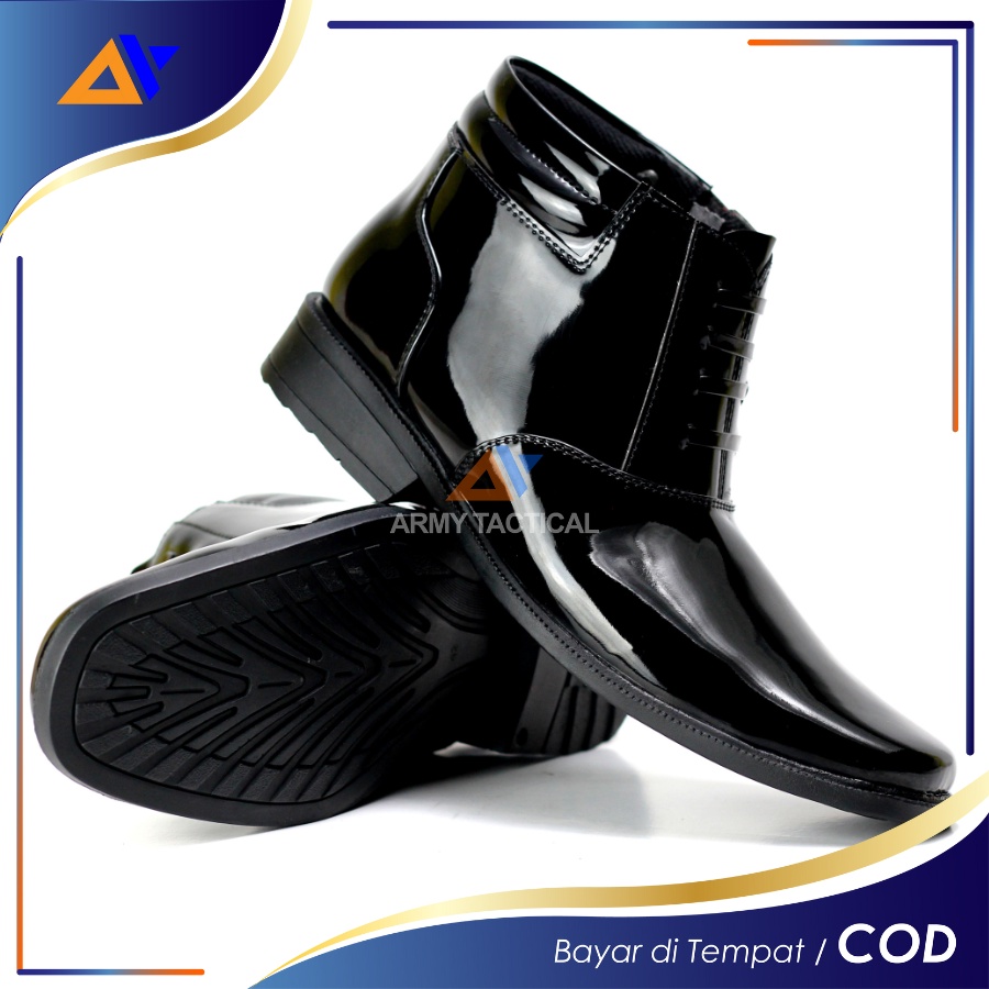 Jual Sepatu PDH 03 Polri Satpam Security Polisi Sepatu Dinas Kerja ...