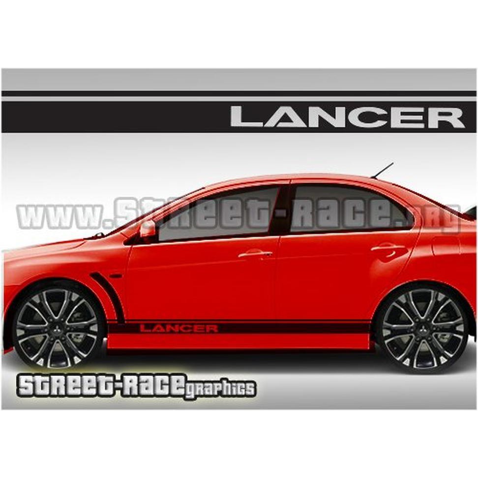 Jual sticker stiker mobil lancer sticker mobil mitsubishi lancer perka ...