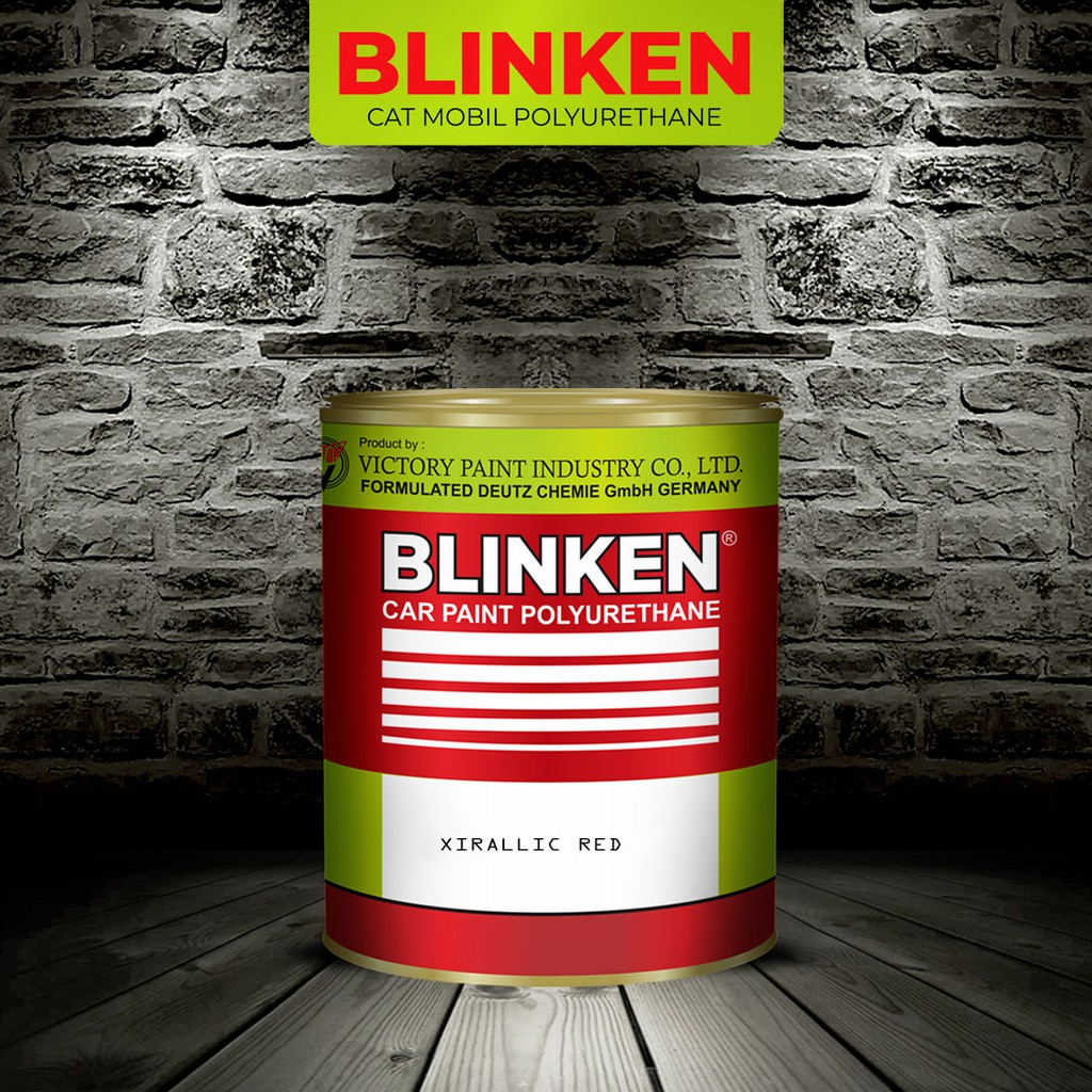 Jual Blinken Polyurethane Xirallic Red / Efek Mutiara Merah | Shopee ...