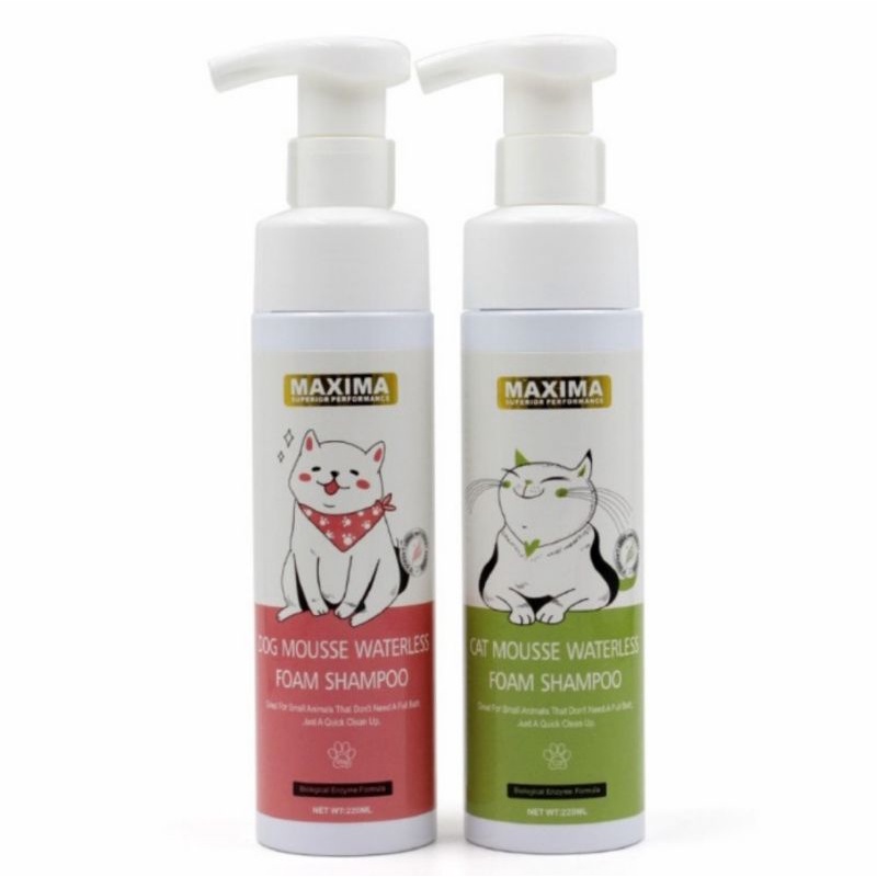 Jual MAXIMA Mousse Waterless Foam Shampoo 220ml | Shopee Indonesia