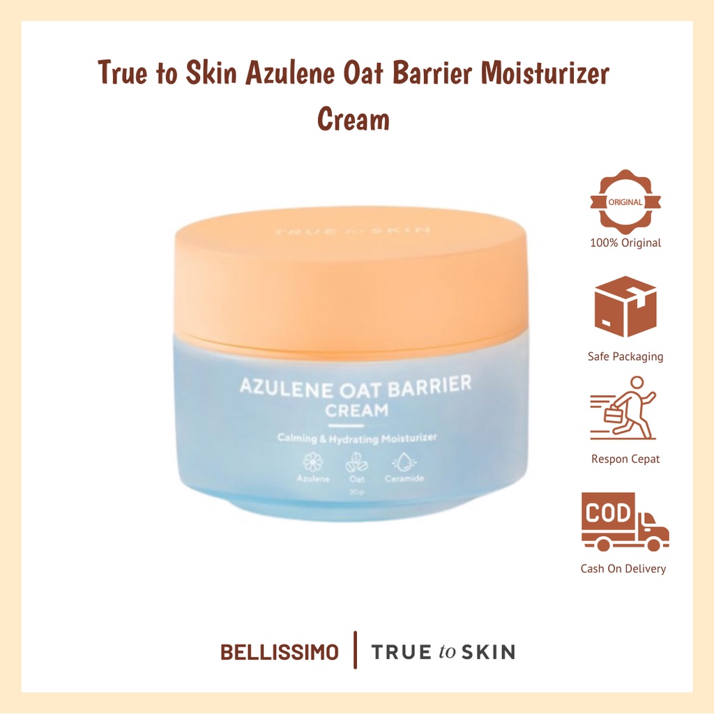 Jual True to Skin - Azulene Oat Barrier Moisturizer Cream (Pelembab ...