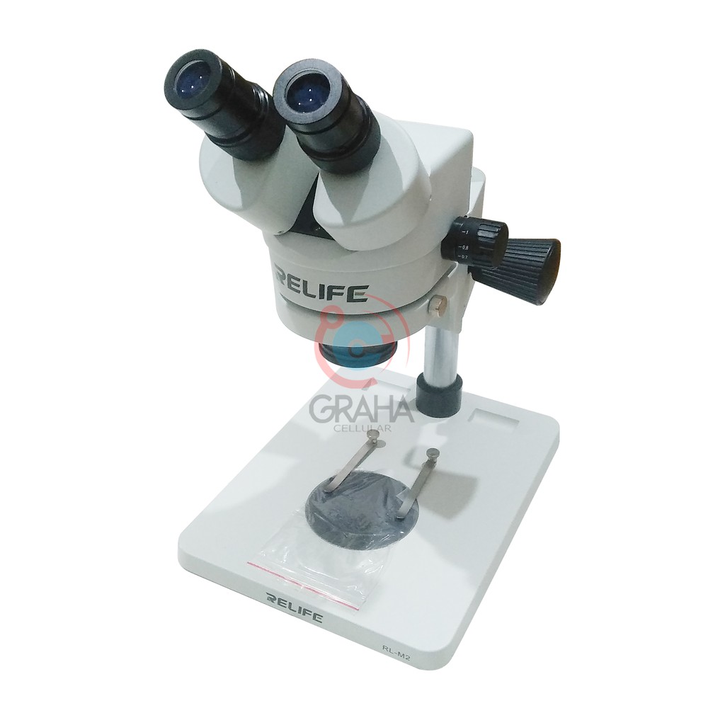 Jual MICROSCOPE BINOCULAR RELIFE RL-M2 ZOOM STEREO + LED LAMP | Shopee ...