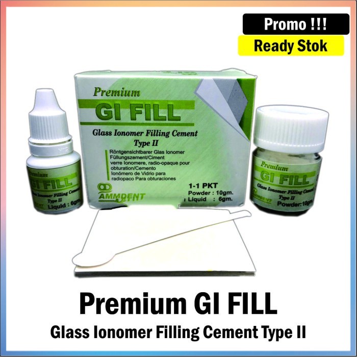 Jual Dental GIC / Gifill Gi fill premium/ Bahan Tambal Serupa Fuji Type ...
