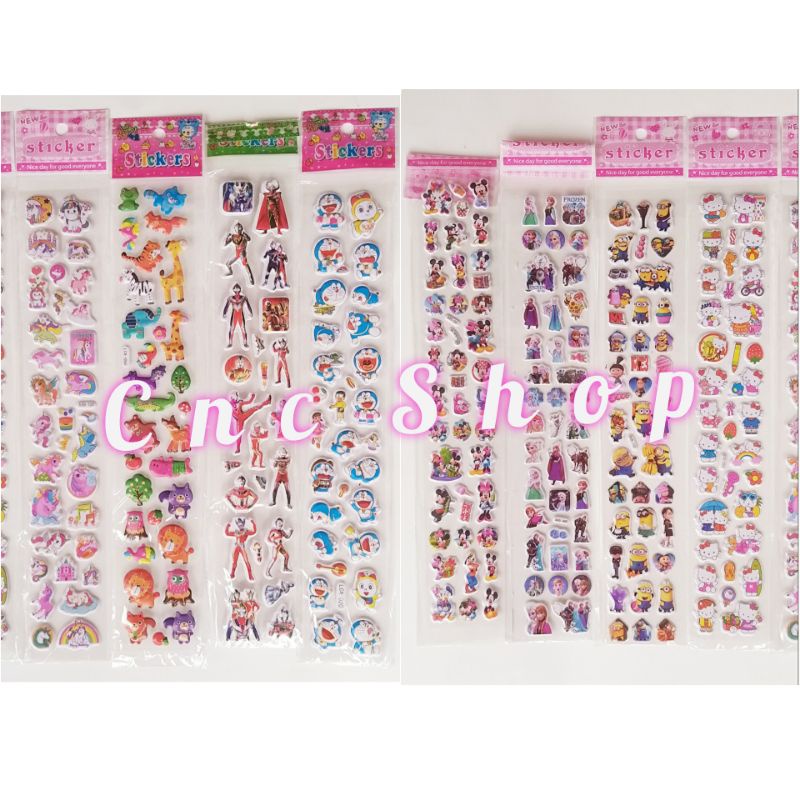 Jual Stiker Panjang Timbul 29x5cm Motif Karakter Anak Cewe Cowo ...