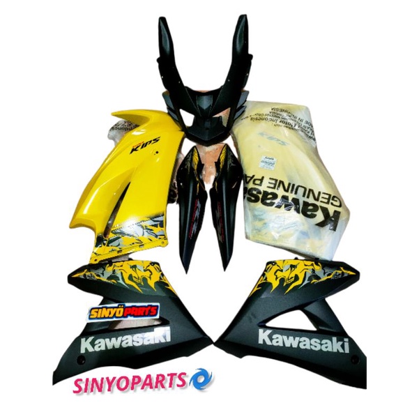 Jual Body set dan tangki Ninja RR NEW KUNING 2013 RARE | Shopee Indonesia