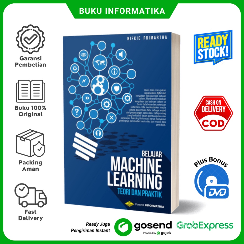 Jual Buku Belajar Machine Learning Teori Dan Praktik + Bonus DVD ...