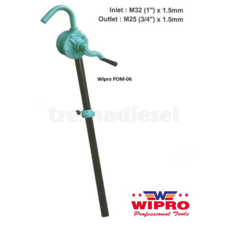 Jual Pompa Oli Minyak Manual Bahan Besi Wipro POM06 POM-06 | Shopee ...