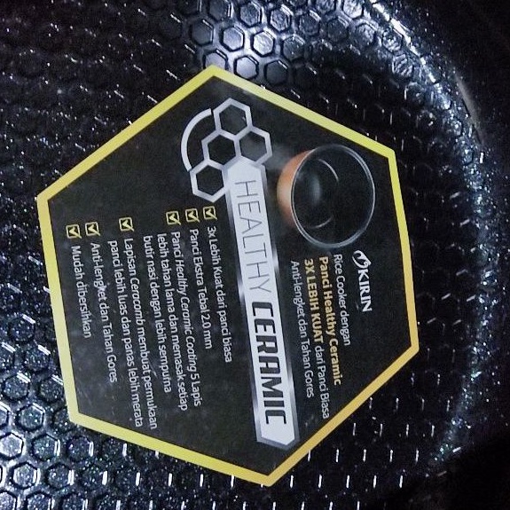 Jual inner / teplon rice cooker kirin krc 620d(ceramik) | Shopee Indonesia