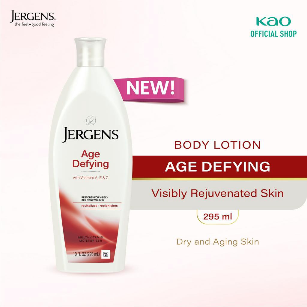Jual Jergens Age Defying - Dry Skin Body Lotion With Vitamin A, E, & C 295 ml - Moisturizer ...