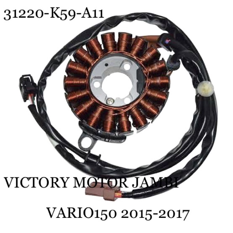 Jual SPOOL STATOR COMP VARIO150 ESP 2015 31220-K59-A11 HONDA AHM | Shopee Indonesia