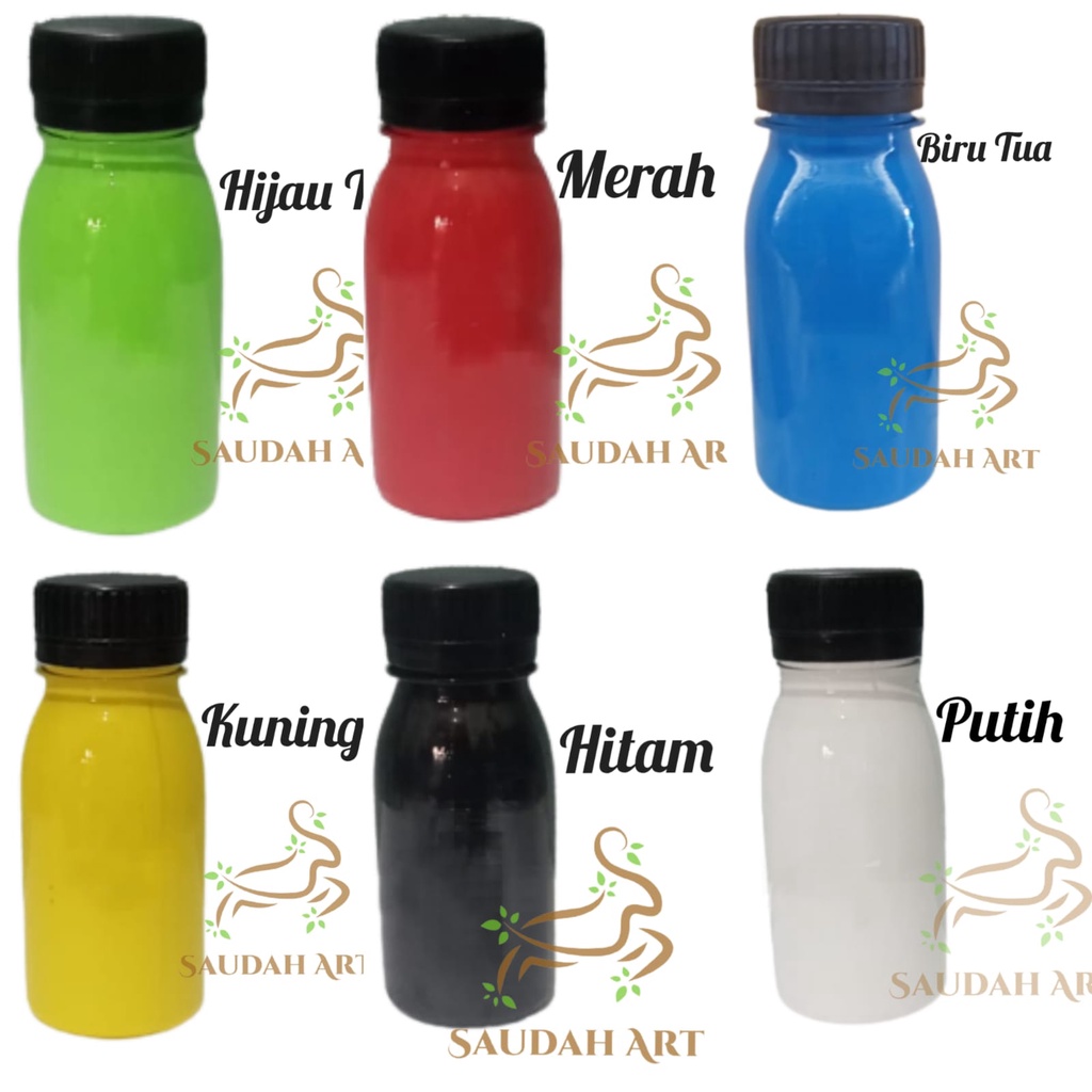 Jual Cat Acrylic / Cat Akrilik warna primer 90ml berkualitas | Shopee ...