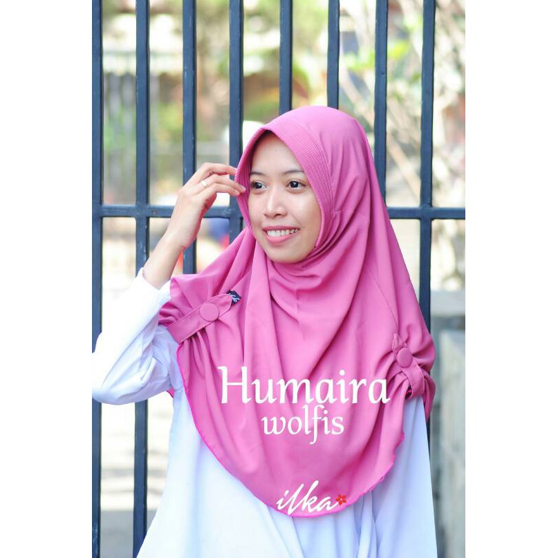 Jual produsen hijab kerudung jilbab khimar instan murah wolfis humaira ...