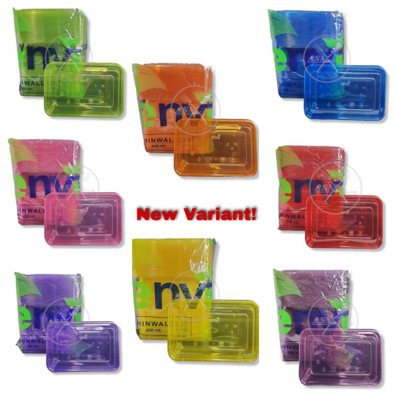 Jual Thinwall Envi Full Colours Body + Lid 1 ROLL ISI 25 PCS / Food ...
