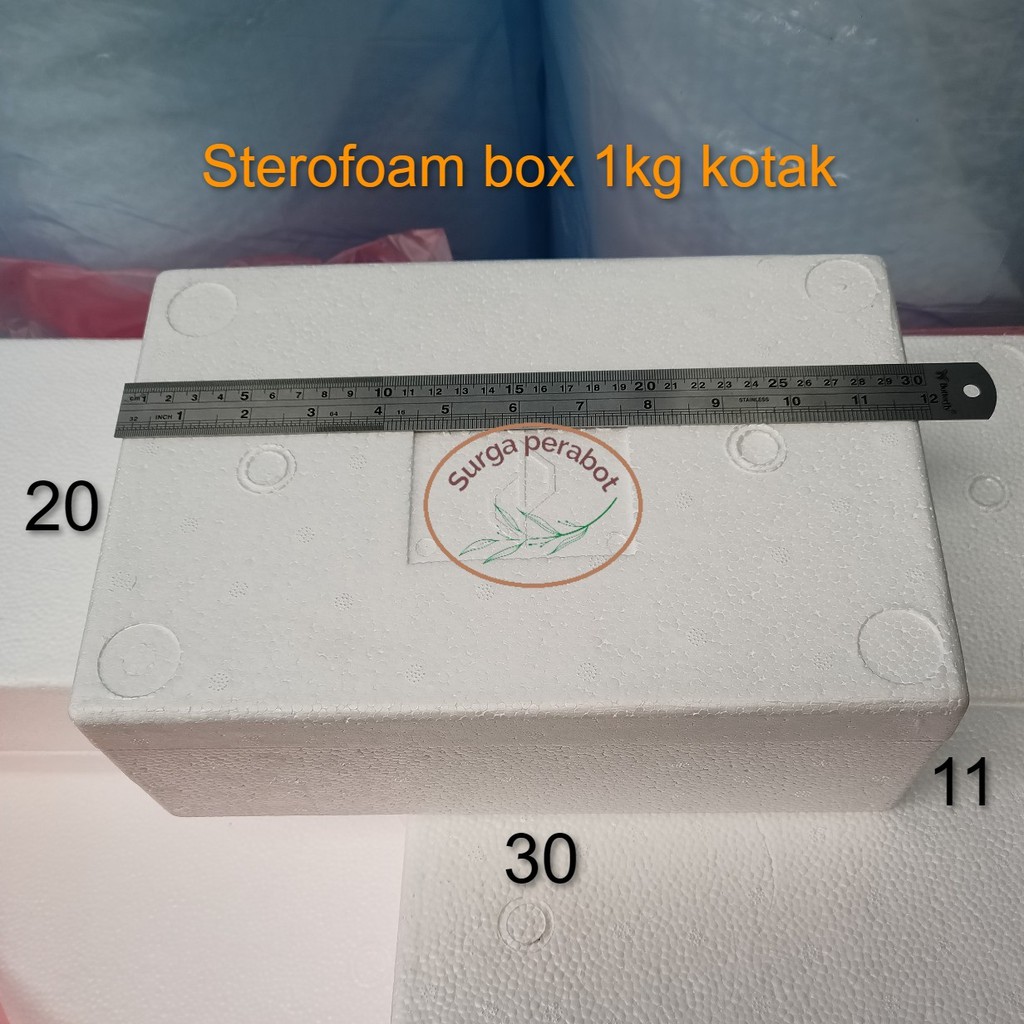 Jual Sterofoam Box 1kg Sterofoam gabus Styrofoam Kotak Kecil Packing ...