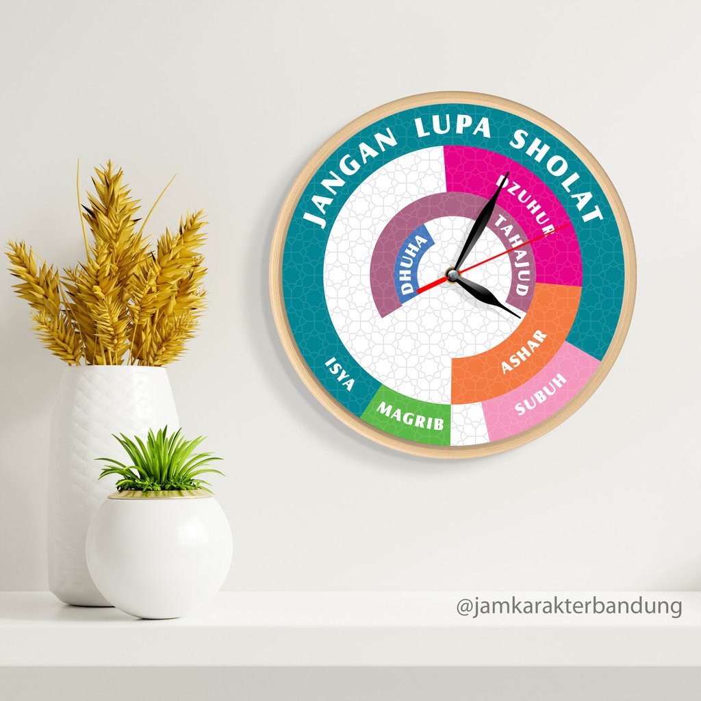 Jual Jam Karakter Bandung - Jam Dinding Masjid Jadwal Sholat Shalat ...