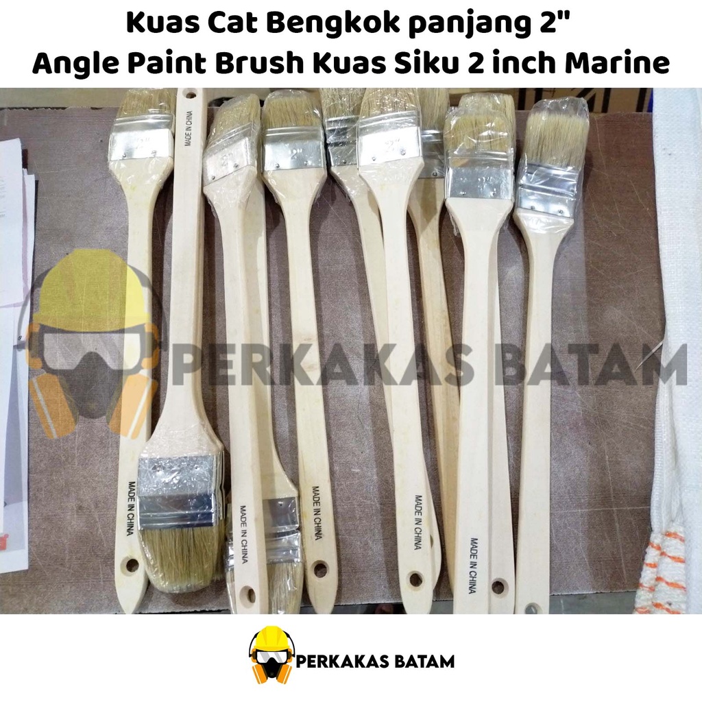 Jual Kuas Cat Bengkok panjang 2" Angle Paint Brush Kuas Siku 2 inch ...