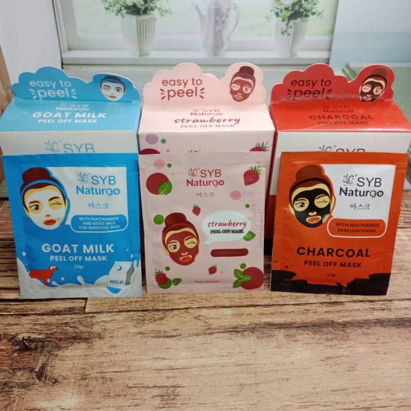 Jual SYB Naturgo Peel Of Mask (Pcs) | Masker Wajah Bpom | Shopee Indonesia