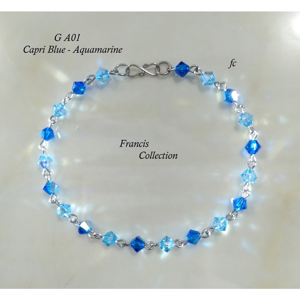 Jual Francis Collection. G A01 Part 6. Gelang Kristal Swarovski asli ...