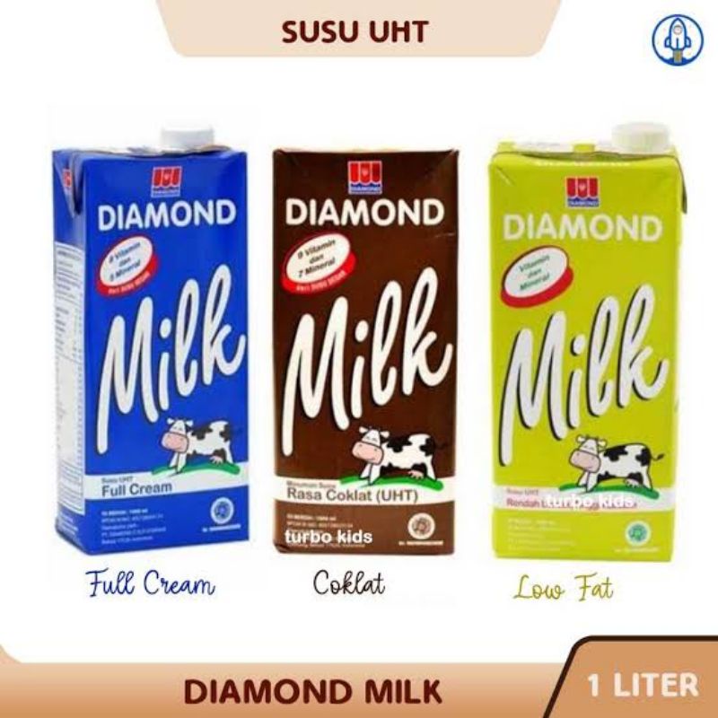 Jual Diamond Susu UHT 1 Liter | Shopee Indonesia