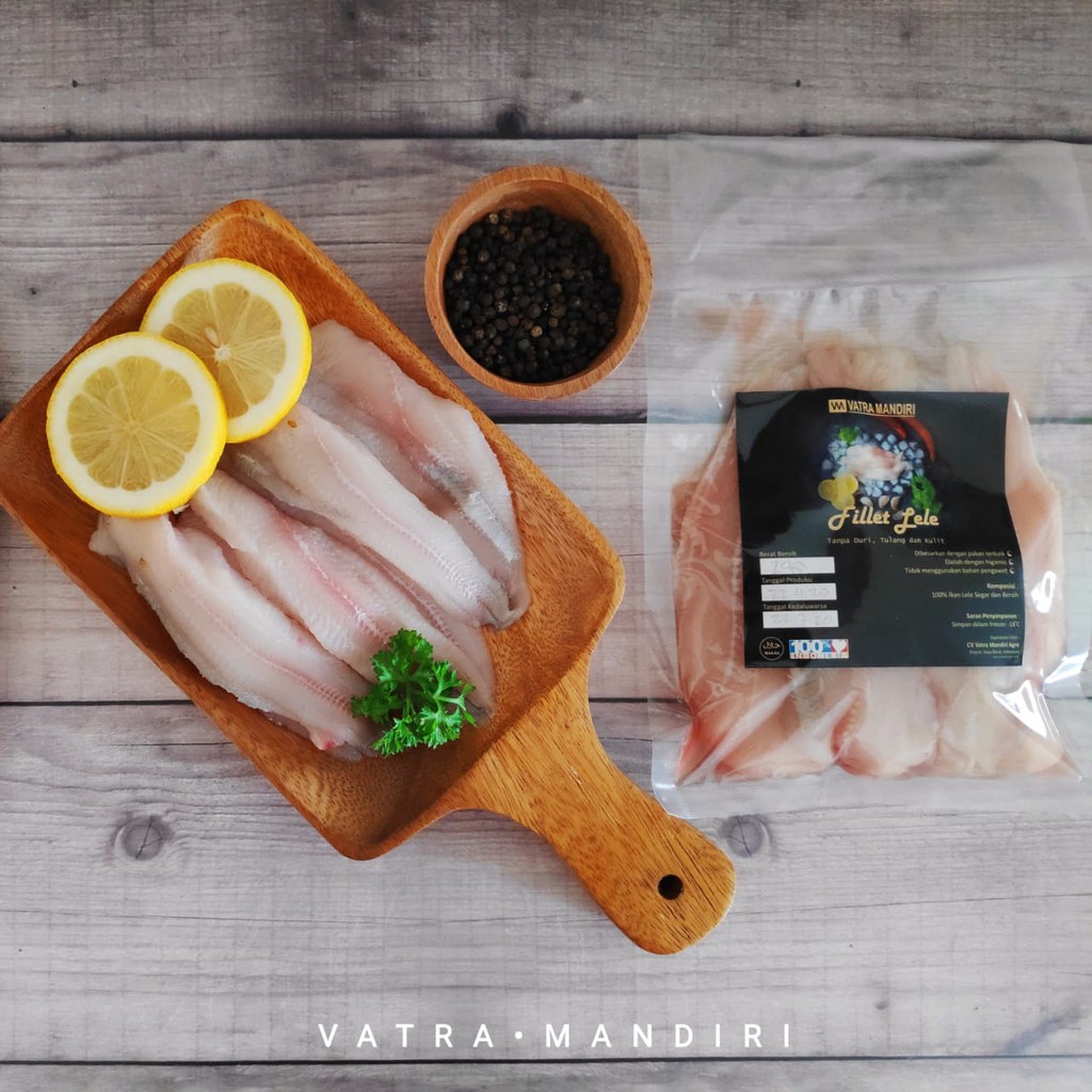 Jual Frozen Lele Fillet Skinless Boneless / Tanpa Kulit / Tanpa Tulang ...