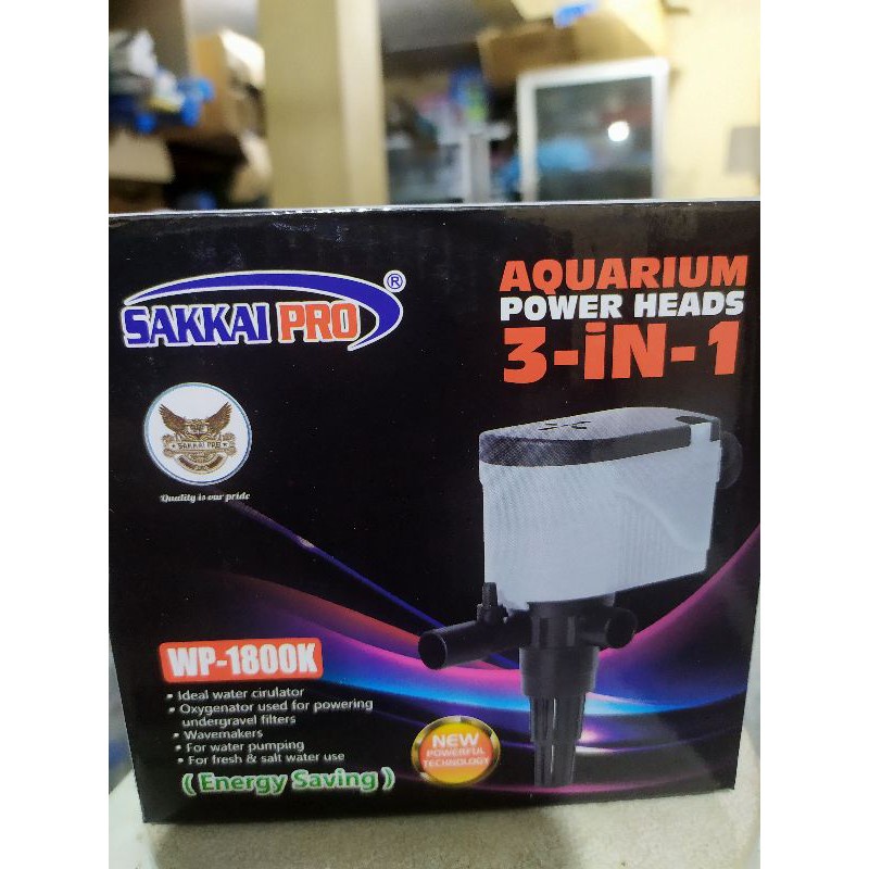 Jual SAKKAI PRO WP 1800K POMPA UNTUK AQUARIUM MEREK SAKKAI PRO | Shopee ...