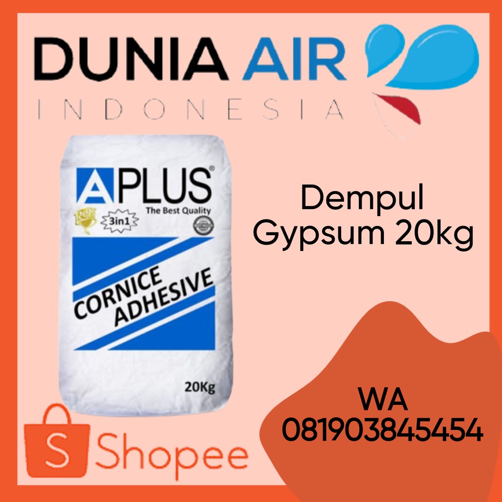 Jual Dempul Gypsum 20 KG | Shopee Indonesia