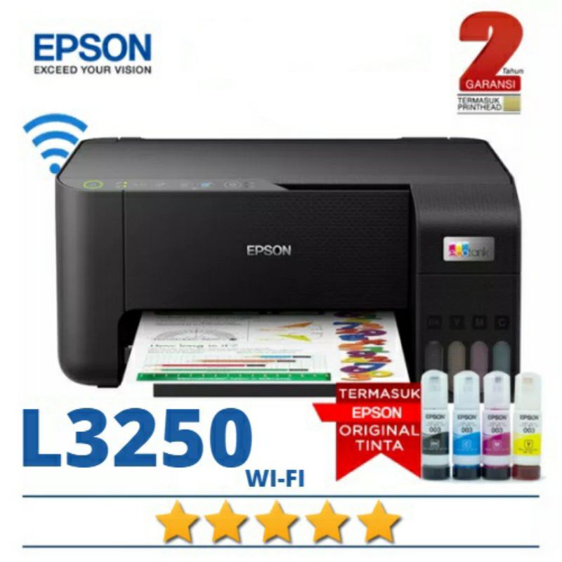 Jual Epson Printer L3250 Wifi All In One Print Scan Copy | Shopee Indonesia