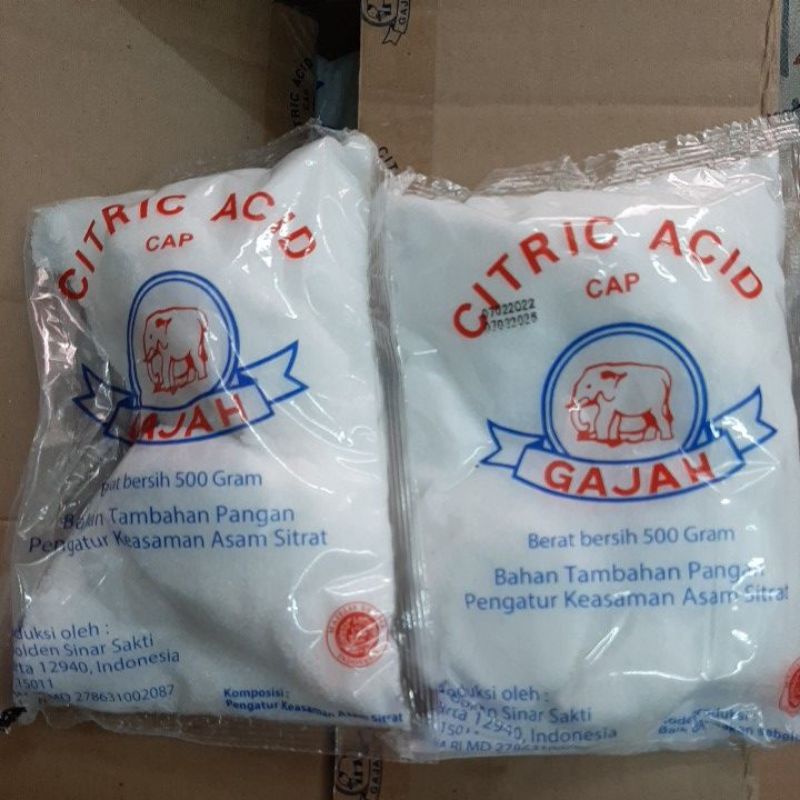 Jual CITRIC ACID MONOHYDRATE/ASAM SITRAT/ASAM SITRUN/1KG | Shopee Indonesia