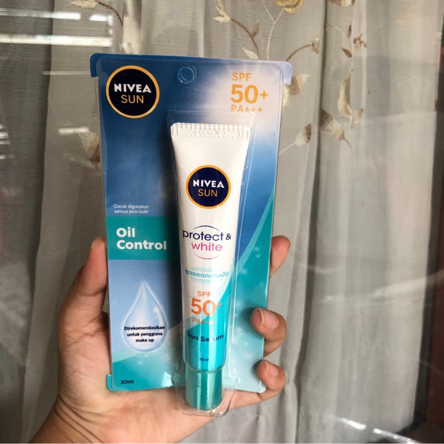 Jual [NEW] NIVEA Sun Protect & White Oil Control Serum SPF50 PA ...