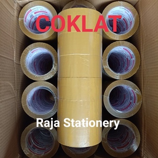 Jual LAKBAN NACHI 2 INCH 100 YARD 48MM OPP BENING COKLAT TAPE 1 DUS 72 ROLL MURAH BERKUALITAS ...