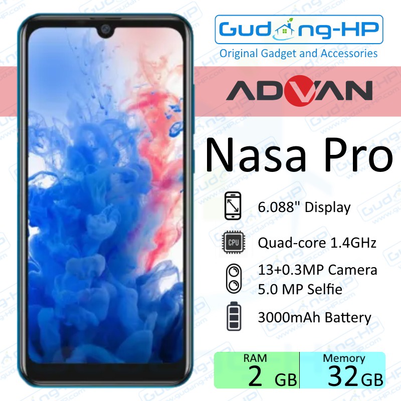 Jual Advan Nasa Pro 2/32 GB Garansi Resmi | Shopee Indonesia