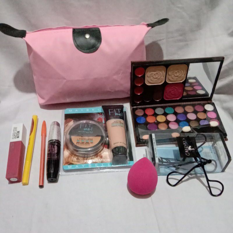 Jual Maybelline - Paket Make Up Komplit 10 in 1 - Paket Kosmetik ...