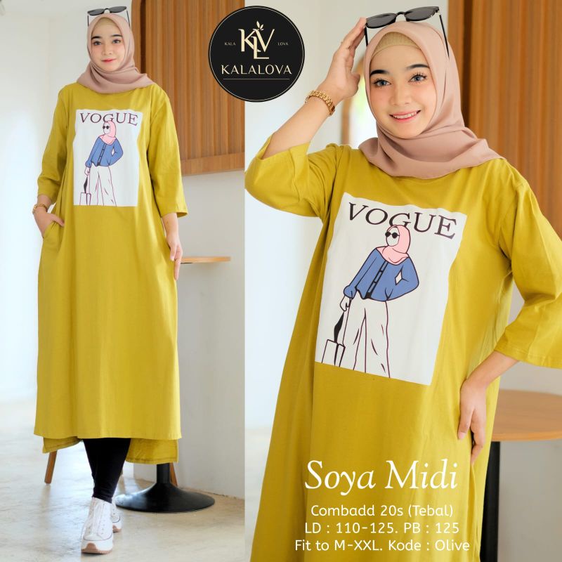 Jual Soya midi by kalalova ori | Shopee Indonesia
