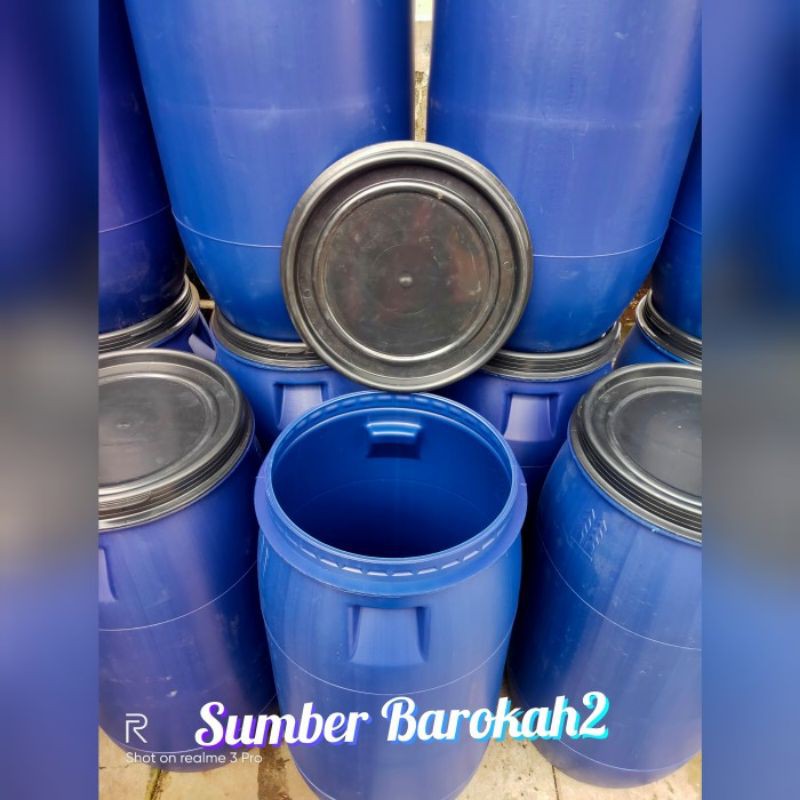 Jual tong sampah,tong 80L,tong biru,gentong air dan drum | Shopee Indonesia