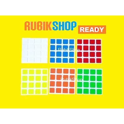 Jual Rubik Kubus - Pelumas Rubik - Rubik Yongjun Sticker Rubik 4X4 ...