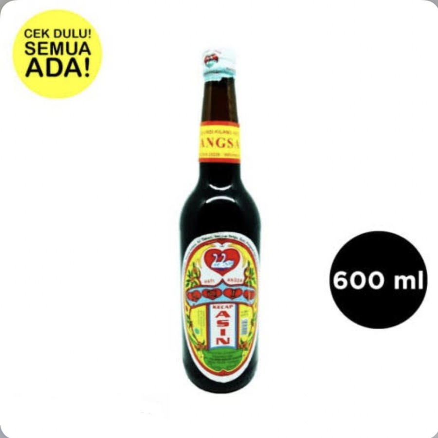 Jual KECAP ASIN CAP HATI ANGSA 600ml ORIGINAL | Shopee Indonesia