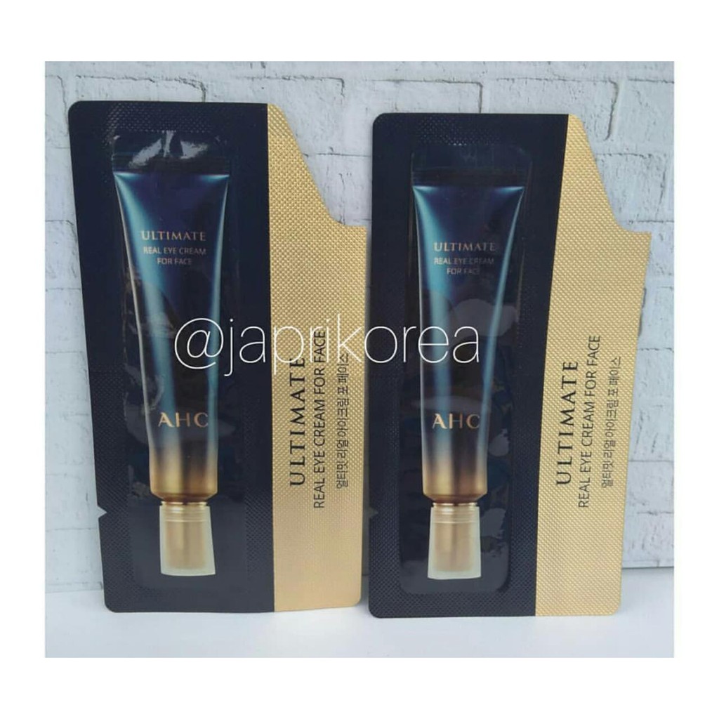 Jual AHC ULTIMATE REAL EYE CREAM FOR FACE 1ML | Shopee Indonesia