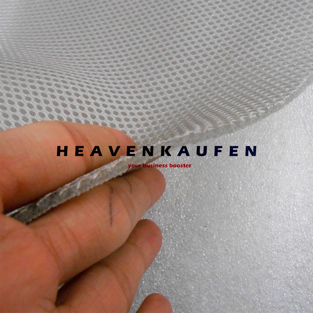 Jual Bahan Kain Jaring Jala Double Dobel Mesh / Mesh Sandwich Abu ...