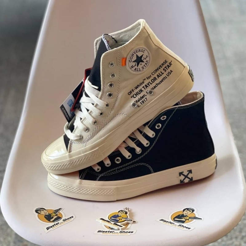 Jual sepatu converse pria dan wanita premium x off white | Shopee Indonesia