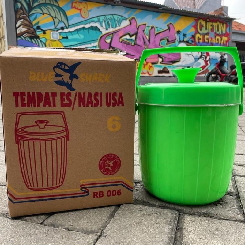 Jual Rice Bucket 6L Termos Es Batu dan Nasi MASPION | Shopee Indonesia