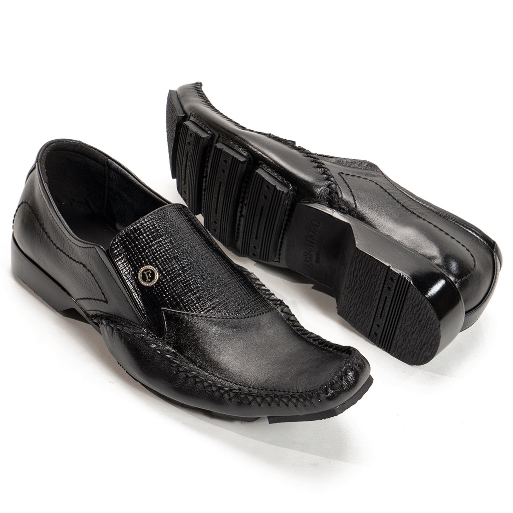 Jual Sepatu Pria Formal Kulit Asli Pantofel Moccasin Sepatu Kerja ...