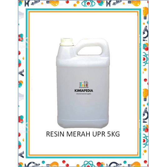 Jual Resin Merah UPR 5Kg Tanpa Katalis / Resin Butek Burem Buram Fiber ...