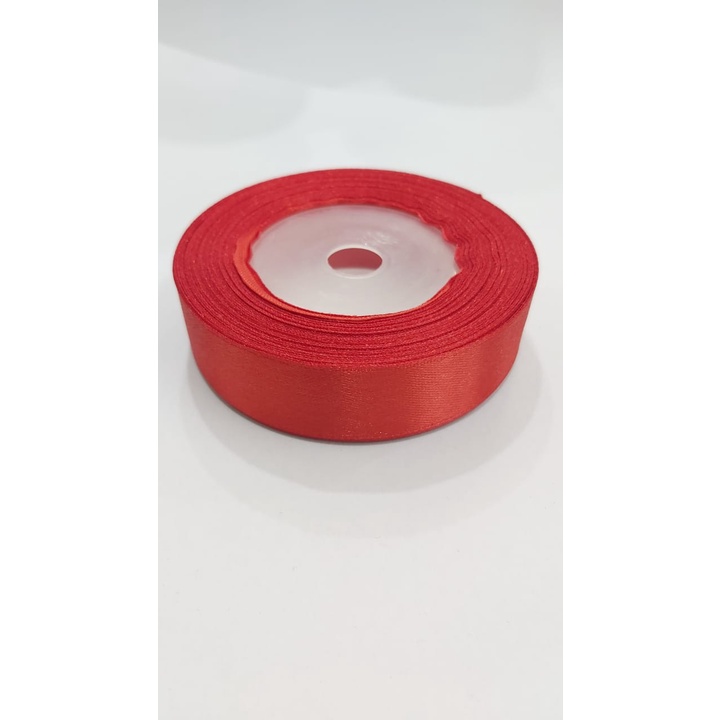 Jual Satin merah 2cm panjang 20 yard | Shopee Indonesia