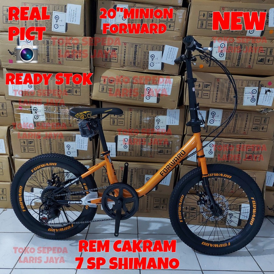 Jual sepeda minion FORWARD , sepeda minion 20 FORWARD rem cakram 7 ...