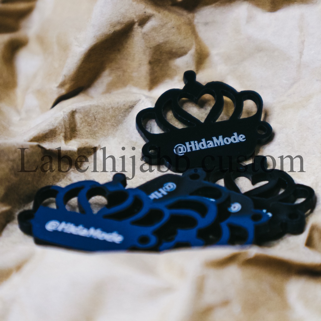 Jual label hijab | label baju | label akrilik | custom label | label ...
