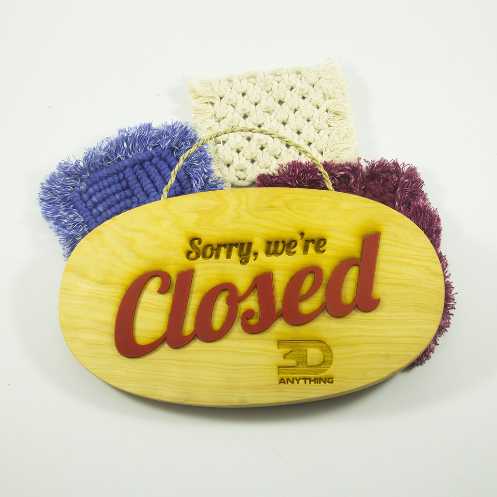 Jual Sign Kayu / Papan Kayu Gantung Bisa Custom | Shopee Indonesia