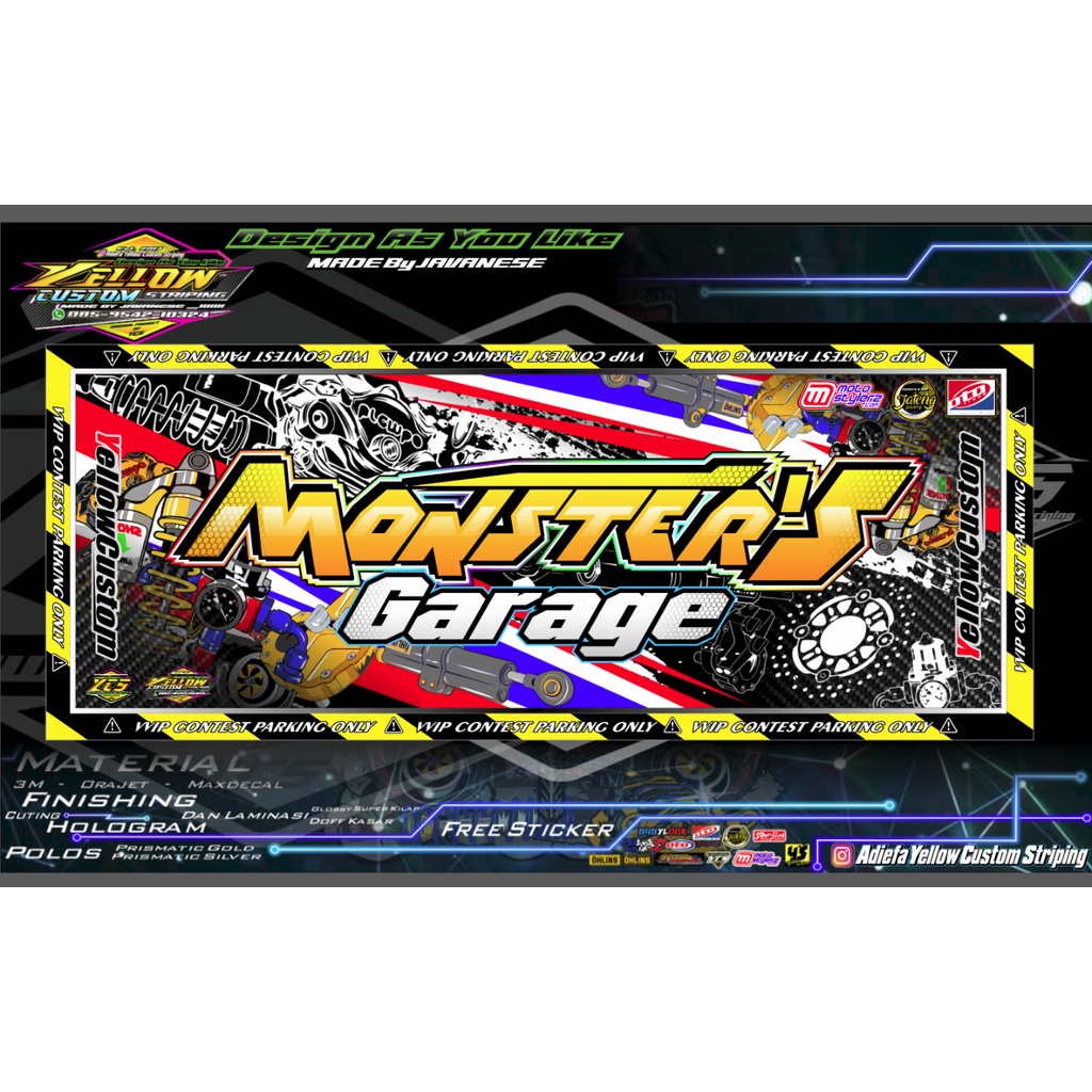 Jual BANNER ALAS MOTOR DAN TOKO VARIASI DAN BENGKEL | Shopee Indonesia