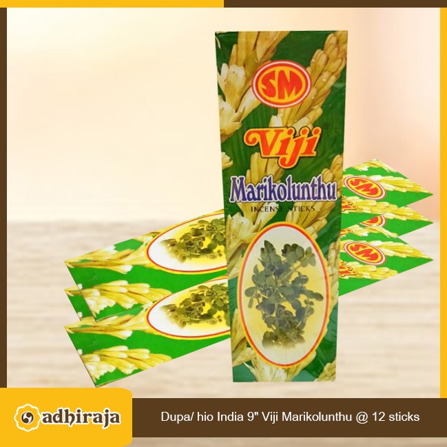 Jual Dupa Hio Wangi Aromaterapi India Viji 9" Marikolunthu @ 12 sticks ...